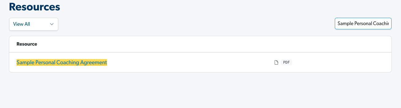 Resources: Sample Coaching Agreement – Financial Coach Master Training